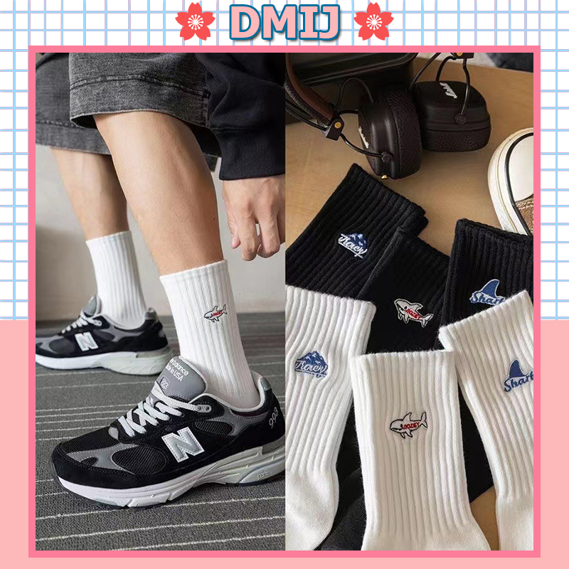 Tất nam nữ cổ cao họa tiết đơn giản vớ nam nữ cổ cao nhiều mẫu | Shopee ...