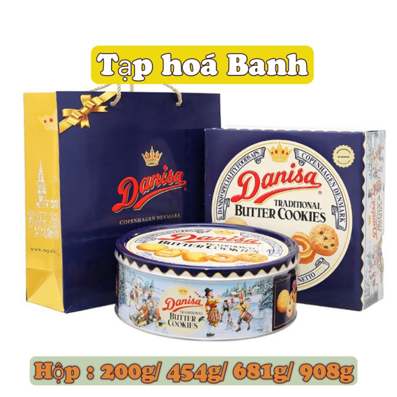Bánh quy bơ Danisa ( Hộp :200g/ 454g/ 681g/ 908g ) | Shopee Việt Nam