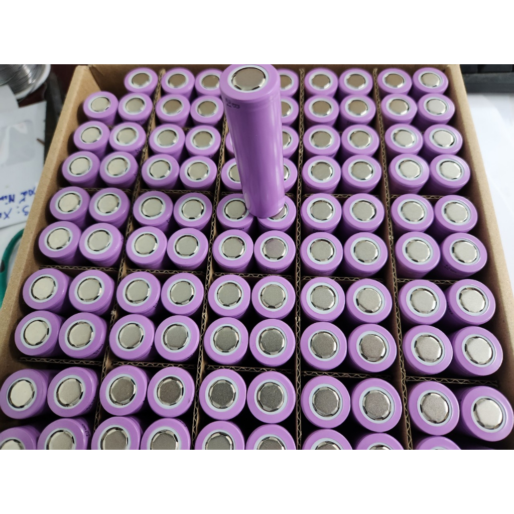 Pin mới sạc tích điện 2200mAh 3.7V, Cell pin INR 18650 22SP 15k20A Li ...