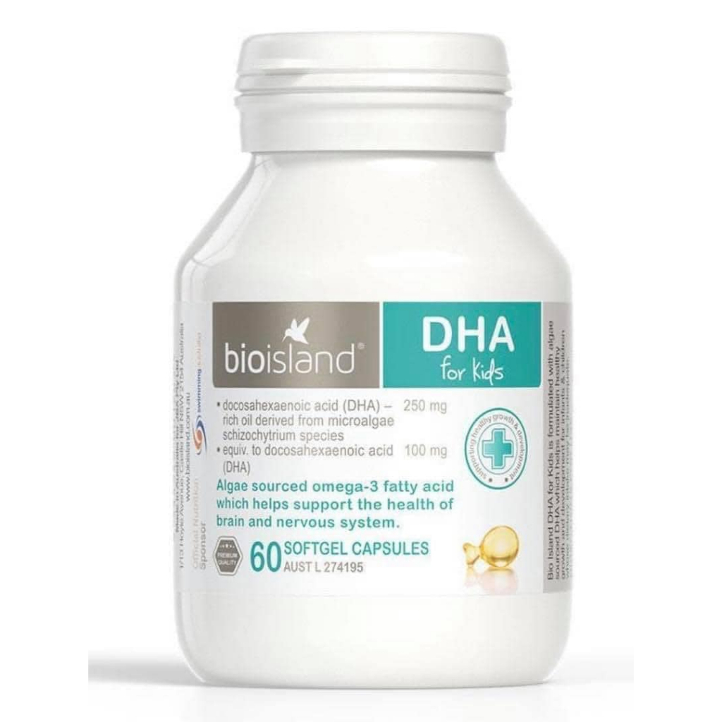 Viên Uống Bổ Sung DHA Cho Bé Bioisland DHA for Kids Hộp 60 Viên | Shopee Việt Nam