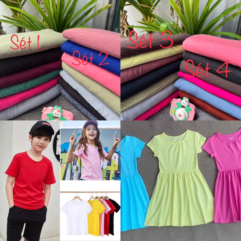 Combo Thun 100% Cotton 2c 4c (2kg 120k) | Shopee Việt Nam