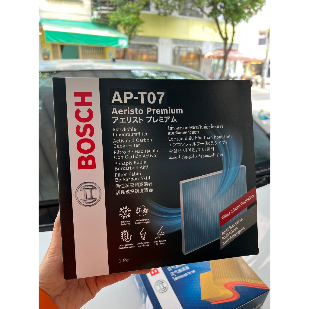 Lọc Điều Hòa Cao Cấp Có Than Hoạt Tính BOSCH Aeristo Premium AP-T07 | Toyota Vios, Altis ...