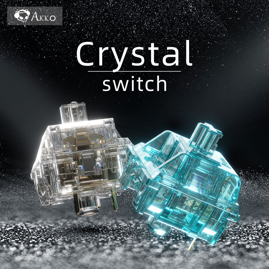 Bộ switch bàn phím cơ Akko CS Switch - Crystal/Haze Pink - Hàng chính ...