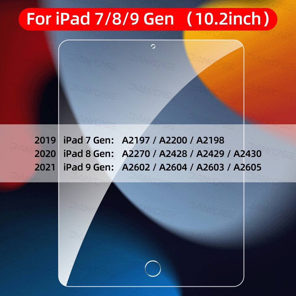 Kính cường lực iPad Gen 7, 8, 9, 10, air 1, 2, 3, 4, 5, mini 1, 2, 3, 4, 5, 6, pro 9.7, 10.2, 10 ...