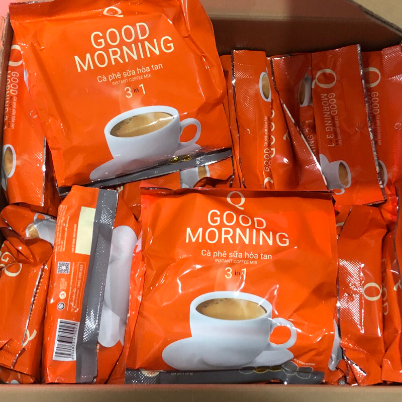Cà phê sữa hoà tan Good Morning (Q cafe) | Shopee Việt Nam