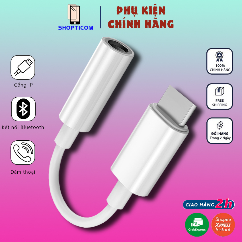 Jack chuyển đổi tai nghe cho ip 6,7,8plus,x,xs,11,11 Pro Max,12,12promax,13,13promax,14,14plus ...