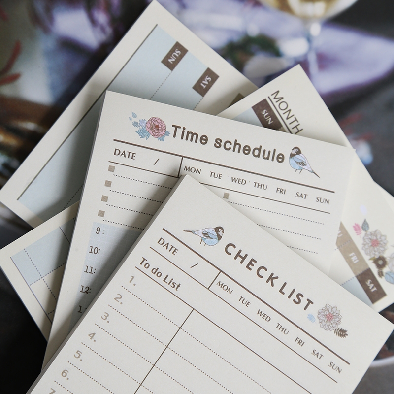 Tập 60 Trang Note Check List Giấy Ghi Chú Danh Việc Cần Làm Giấy Note ...