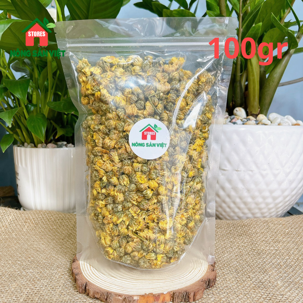 Trà Hoa Cúc Sấy Khô Nguyên Bông 100gr Cúc Nụ Kim Cương Thanh Nhiệt, Giải Độc, Mát Gan | Shopee ...