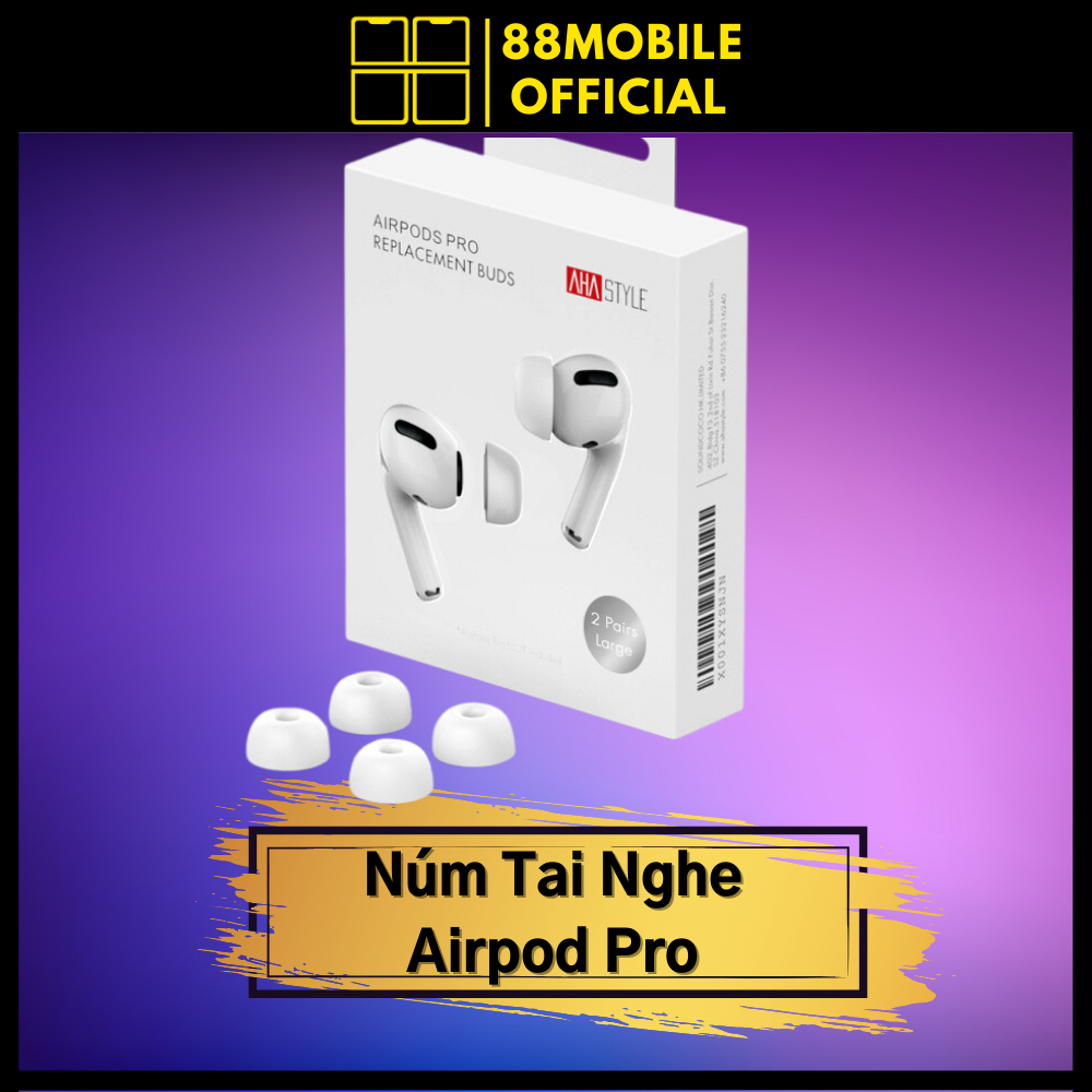 Núm tai nghe airpod pro chất liệu silicon cao cấp giảm tiếng ồn và tăng ...