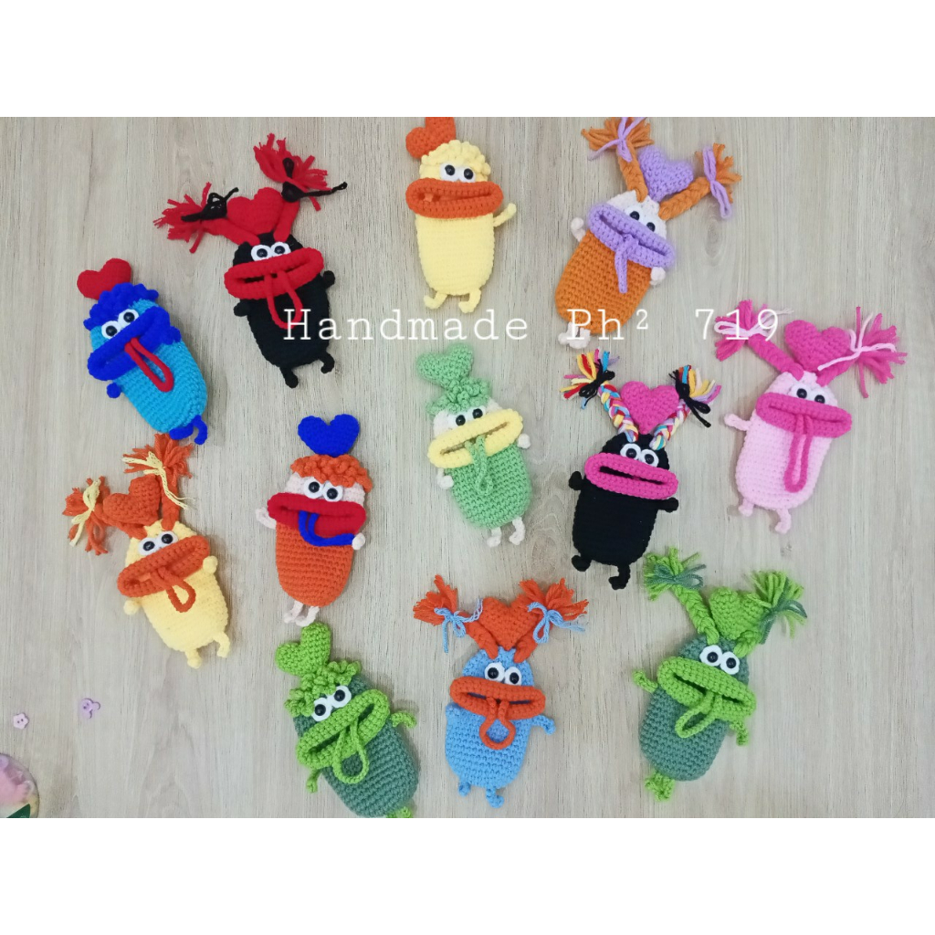 Túi đựng chìa khoá, Khóa smartkey ôtô, xe máy Môi Trề bằng len handmade ...