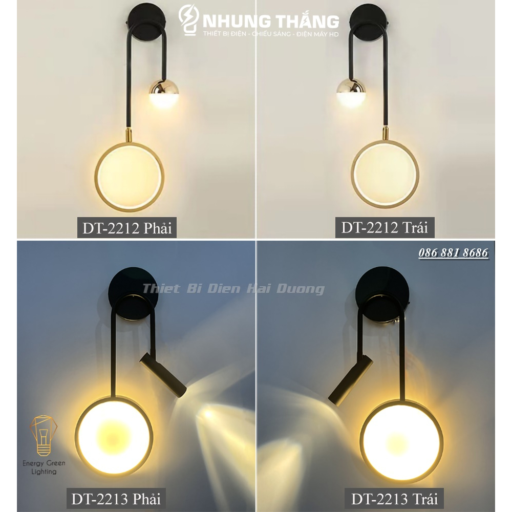 Đèn Trang Trí Gắn Tường Decor DT-2212,DT-2213 - Tô Điểm Thêm Vẻ Đẹp Cho ...