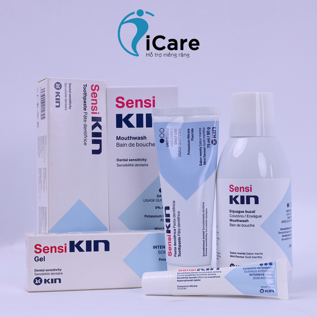 ICARE | Combo 3 Sản Phẩm Kin Sensi Chống Ê Buốt Răng, Ngừa Sâu Răng ...