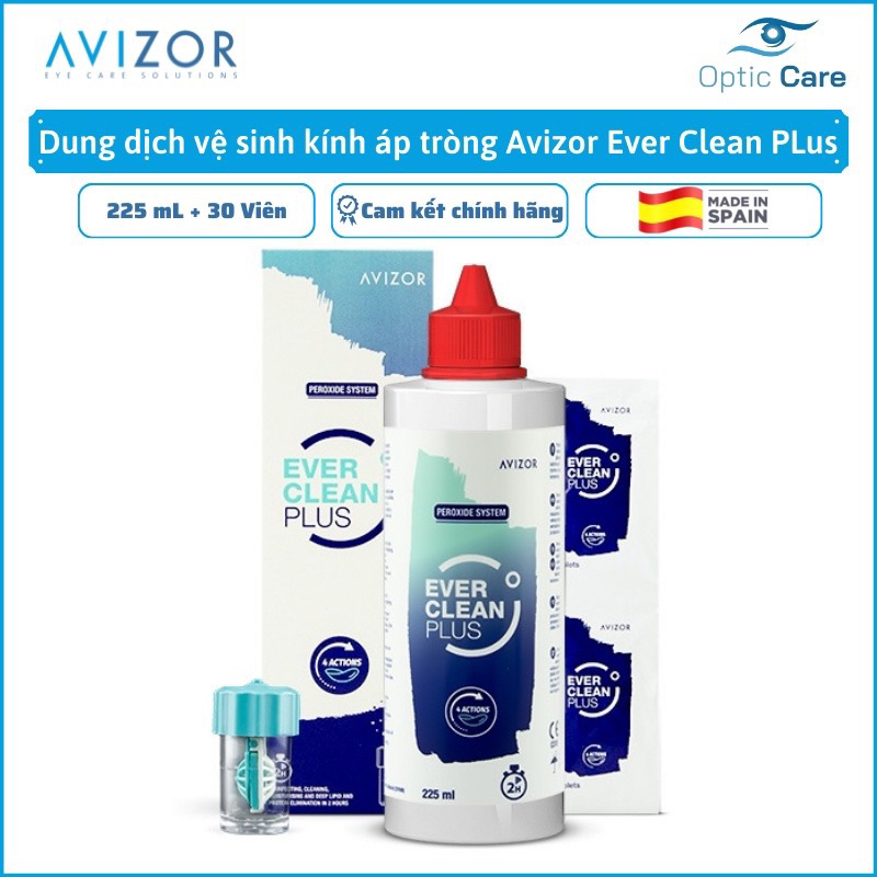 Dung dịch ngâm, khử trùng và diệt khuẩn lens Avizor Ever Clean Plus ...