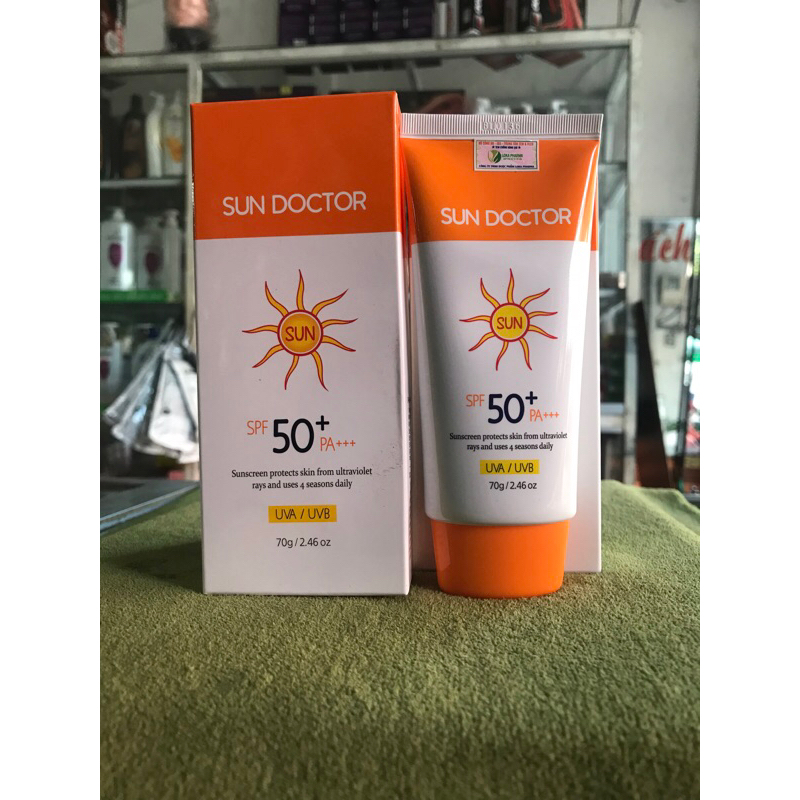Kem Chống Nắng SUN DOCTOR SPF 50+PA+++ 70g | Shopee Việt Nam