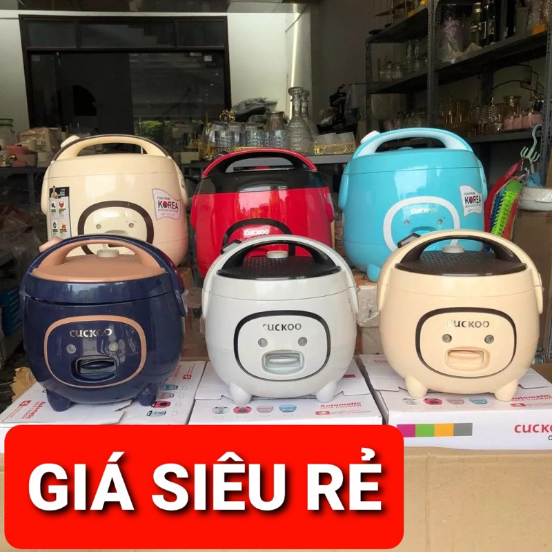 nồi cơm điện cuckoo CR387 Hàn Quốc dung tích 1L2 kiểu dáng hình con heo đáng yêu | Shopee Việt Nam