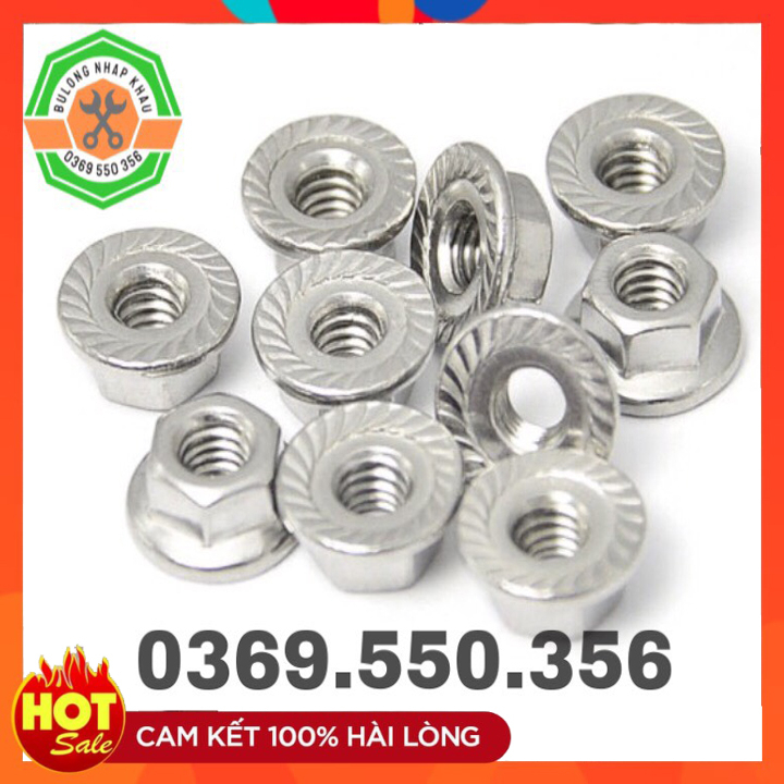Ecu Liền Long Đen M4,M5,M6,M8 inox, đai ốc liền, ốc inox 100C | Shopee Việt Nam