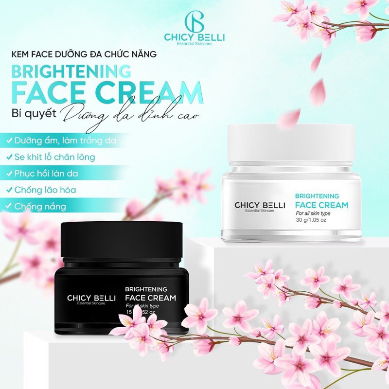 [ Chính Hãng] Kem face trắng da Chicy Belli 30g | Shopee Việt Nam