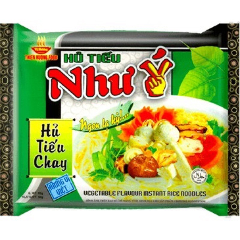 [ HỦ TÍU CHAY NGON LẠ KỲ] Combo 10 gói (mỗi gói 60g) hủ tiếu chay Như Ý ...