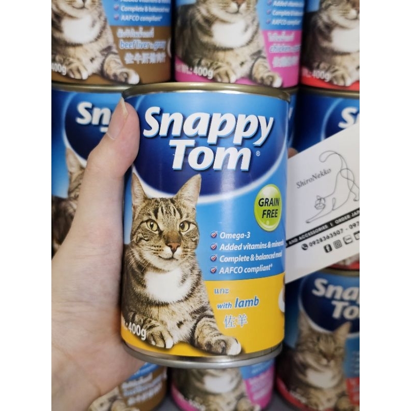 Pate SNAPPY TOM REAL FISH và SNAPPY TOM LOAF GARVY dành cho mèo - Lon ...