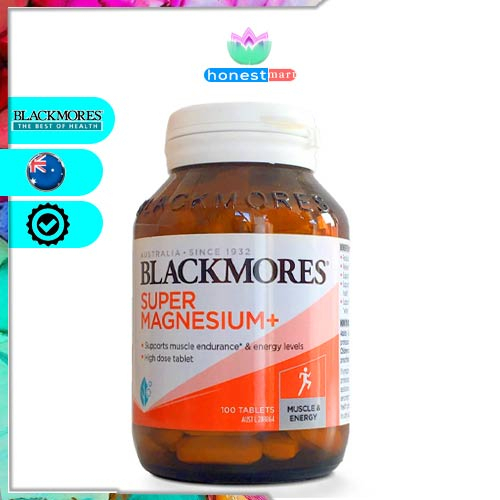 Bổ sung Magie Blackmores Super Magnesium+ 100 viên | Shopee Việt Nam
