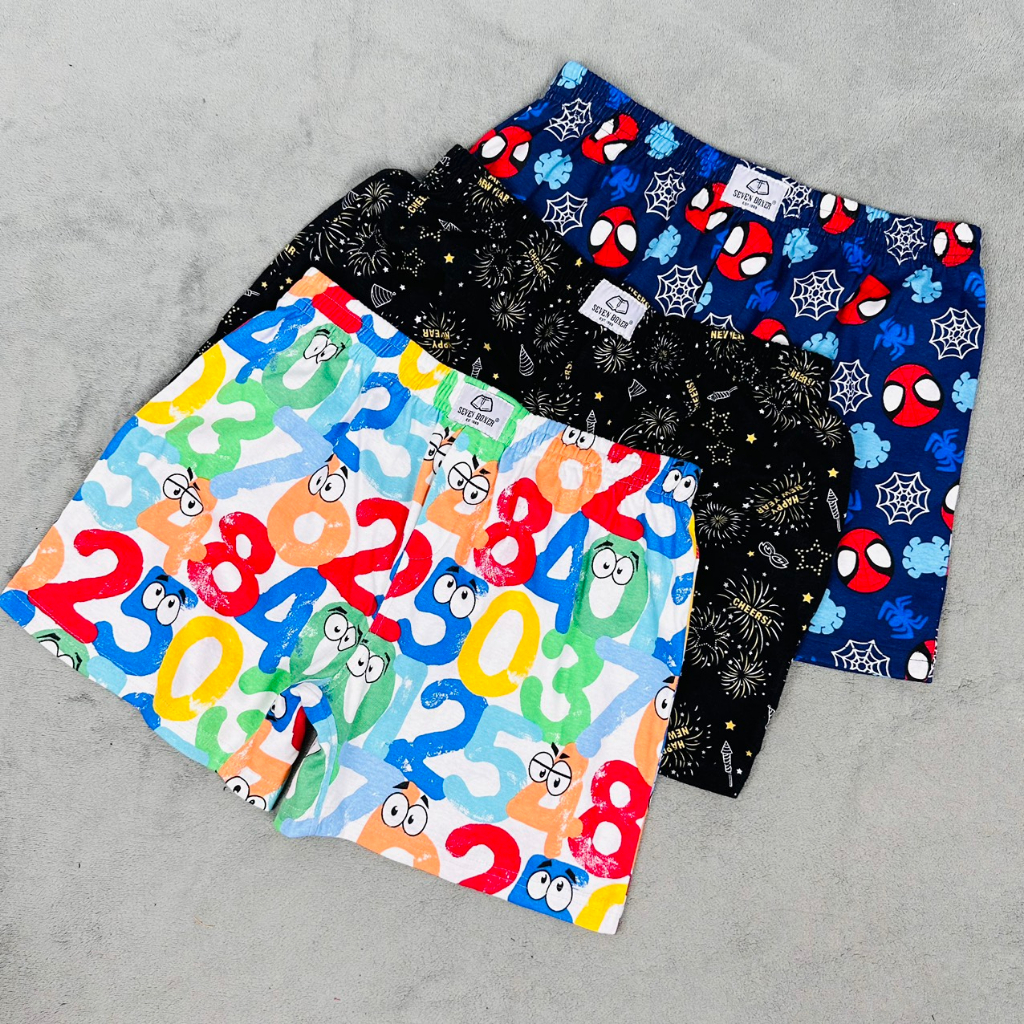 SEVEN BOXER*** Quần đùi thun nam mặc ngủ chất thun cotton cực mát ...
