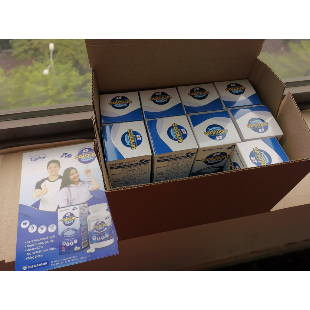 [Combo siêu tiết kiệm - 9 LỌ] Canxi cá tuyết lọ 100 viên - Cod Fish ...