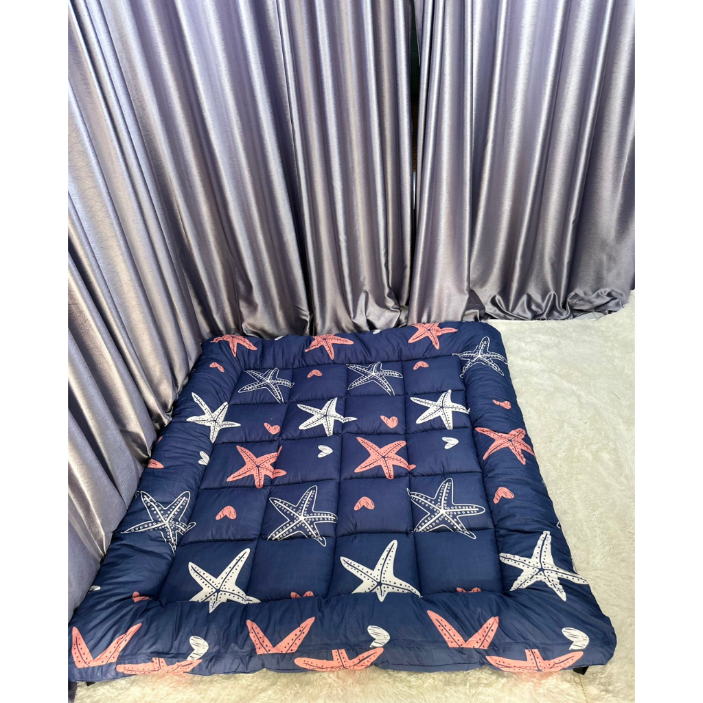 Nệm Topper Hàng Cao Cấp Dày 9cm, Tấm Đệm Trải Sàn Sợi Bông Microfen ...