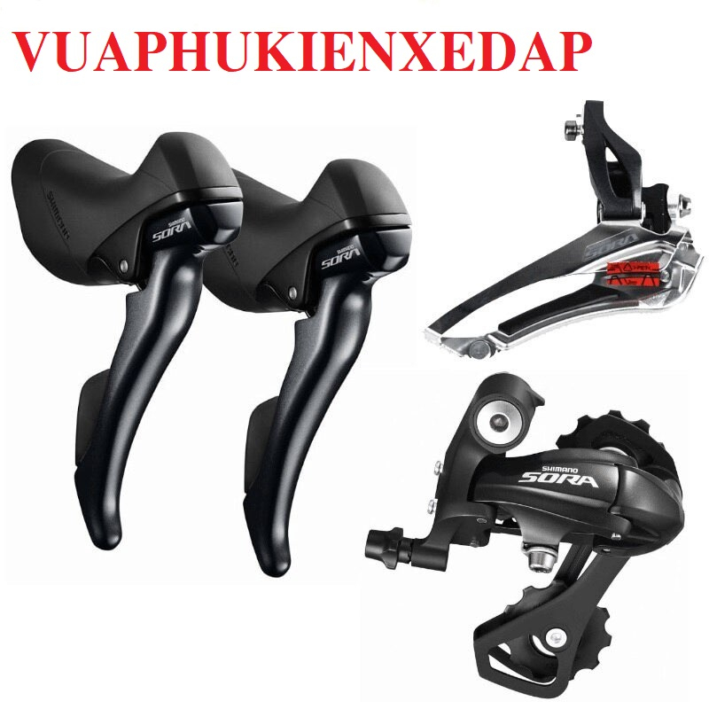 Bộ Group Xe đạp đua 3 Món Shimano SORA R3000 | Shopee Việt Nam