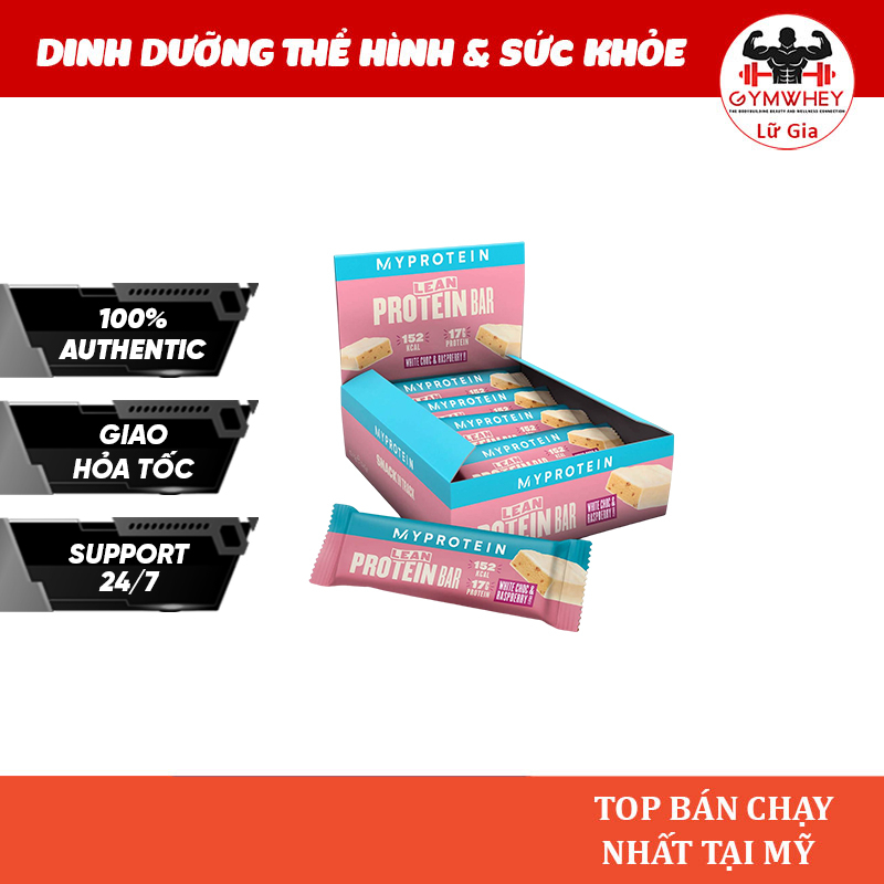 [CHÍNH HÃNG] MYPROTEIN LEAN PROTEIN BAR 12 BAX/BOX | Thanh Bar Bổ Sung ...
