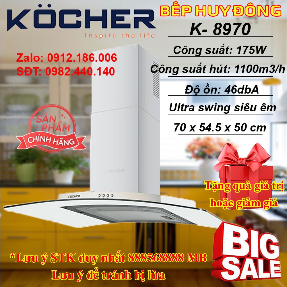 MÁY HÚT MÙI KOCHER K- 8970 (70cm) | Shopee Việt Nam