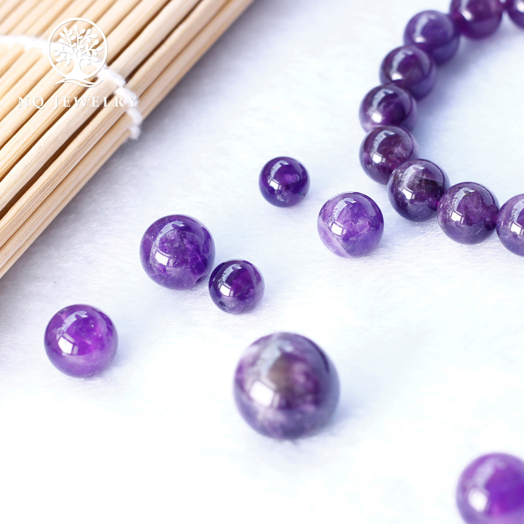 Hạt lẻ đá Amethyst - NQ Jewelry | Shopee Việt Nam