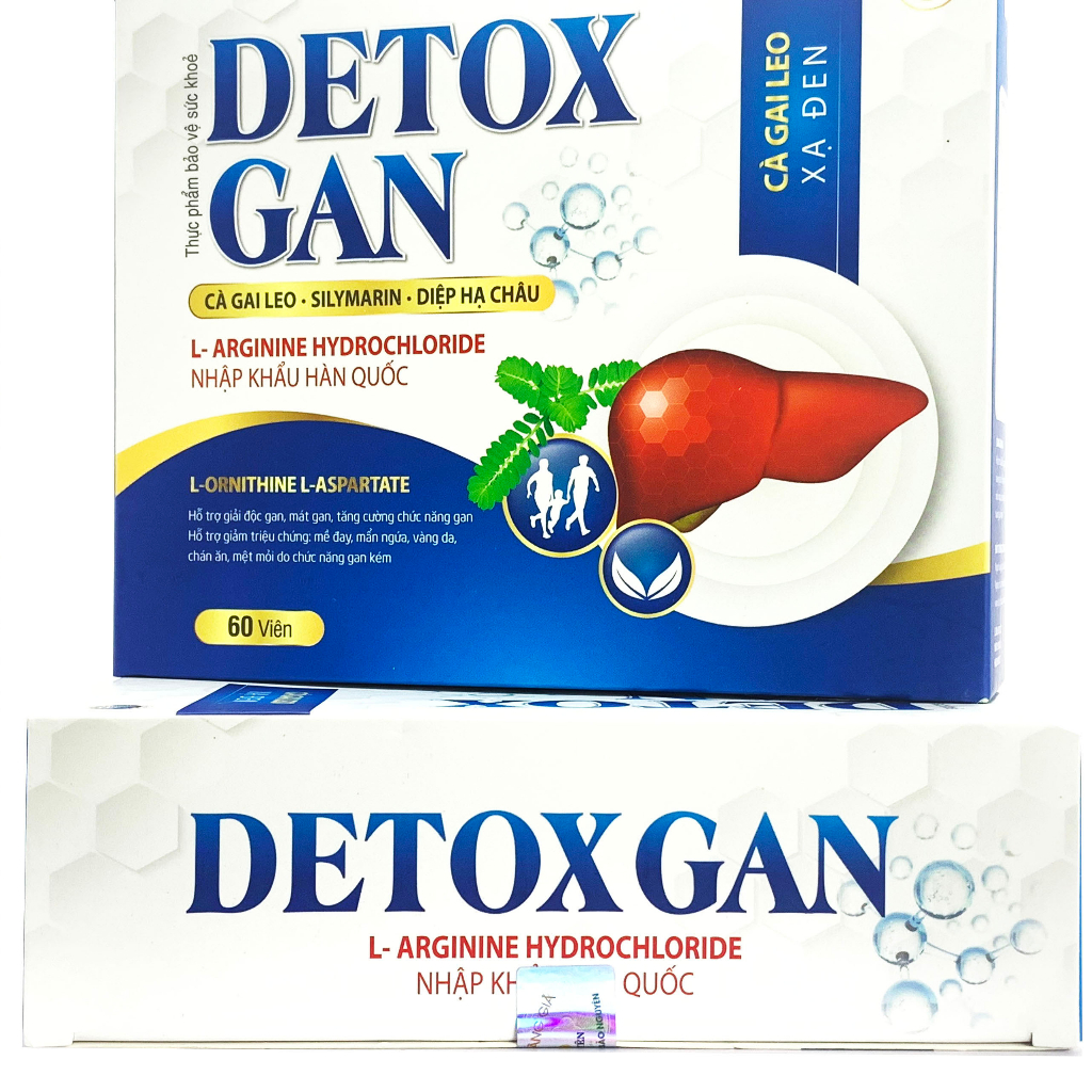 DETOX GAN - Hỗ trợ giải độc gan, mát gan, tăng cường chức năng gan ...
