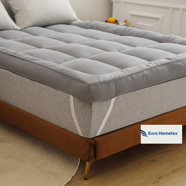 Nệm Topper Hàng Cao Cấp Dày 9cm, Tấm Đệm Trải Sàn Bông Microfen Siêu ...