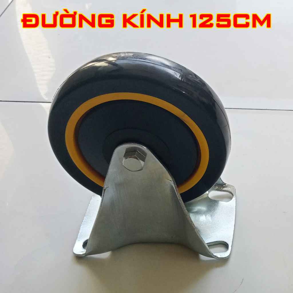 Bánh xe đẩy hàng cao su đặc đường kính 125cm tải trọng 300kg & 100cm ải ...