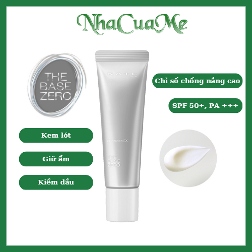 Kem lót dưỡng ẩm chống nắng kiềm dầu mỏng mịn Kanebo Kate The Base Zero ...