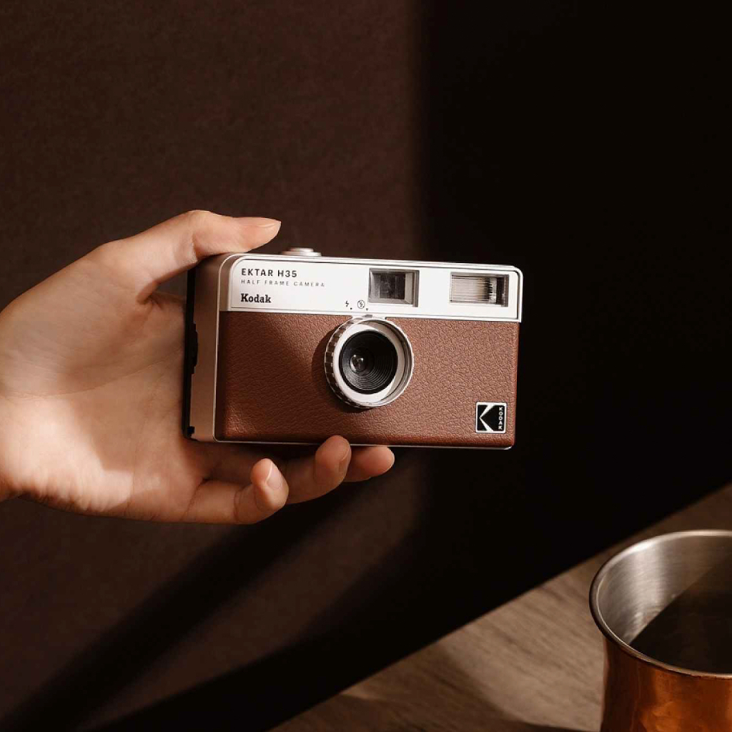 KODAK EKTAR H35 Half Frame Camera (Brown) | Shopee Việt Nam