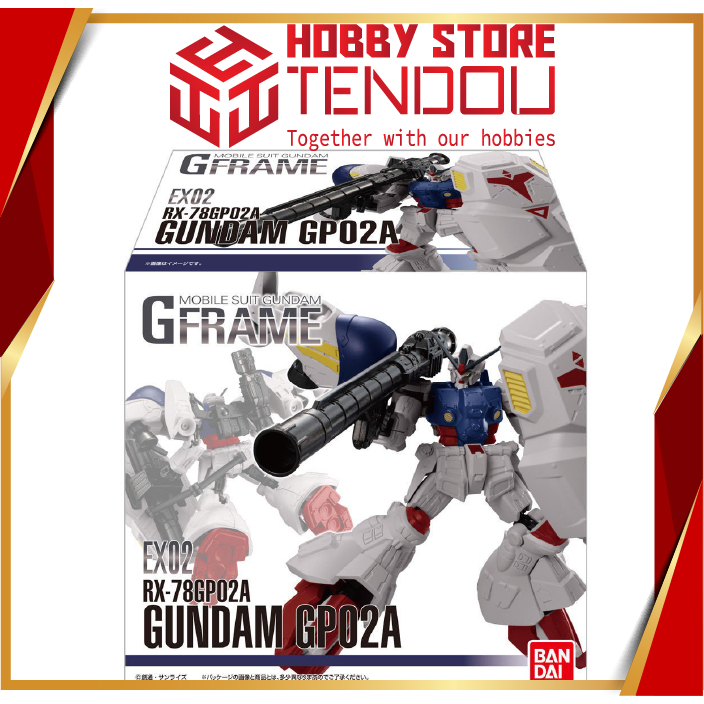 Mô Hình Lắp Ráp Mobile Suit Gundam G-Frame EX02 Gundam GP02 Exclusive | Shopee Việt Nam