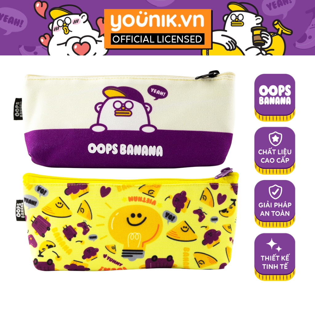 Bóp viết Younik vải canvas Oopsie Plays Game/Camping Trip cá tính dành ...