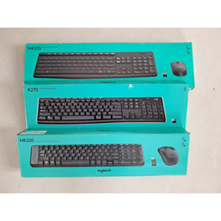 Bộ bàn phím chuột vi tính Logitech MK220,MK 235, MK 275, 295, K345 ...