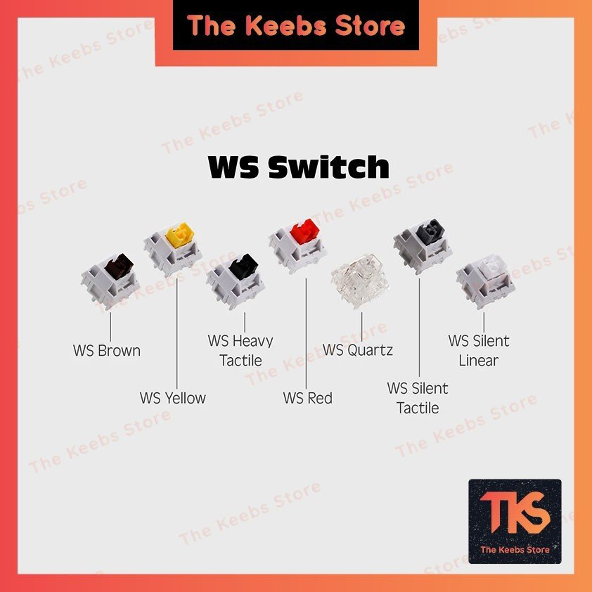 Switch WS | WS Red | WS Yellow | WS Brown | WS Heavy Tactile | Công tắc ...
