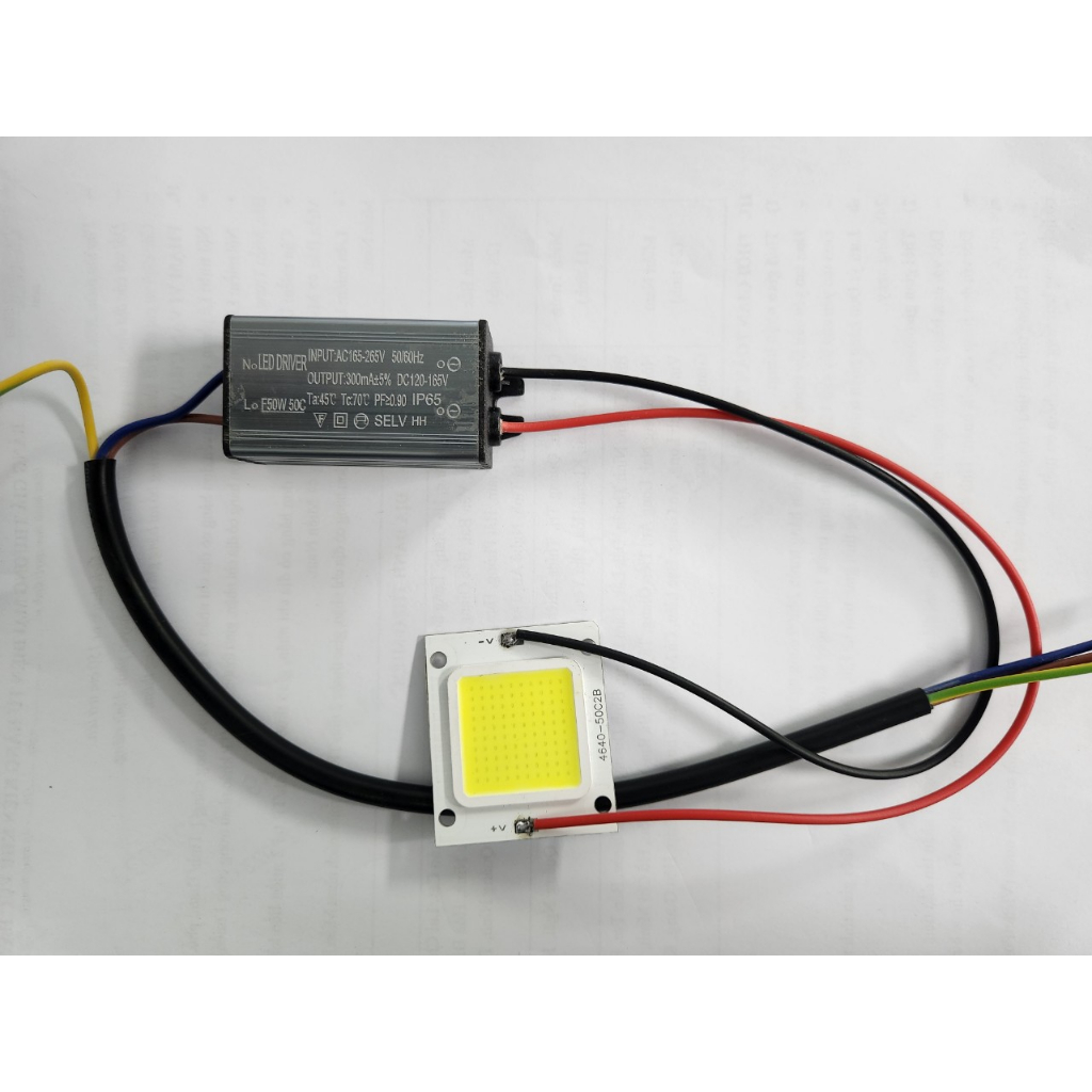 NGUỒN + CHIP ĐÈN LED PHA 50W (LED DRIVER) DC 120-165v | Shopee Việt Nam