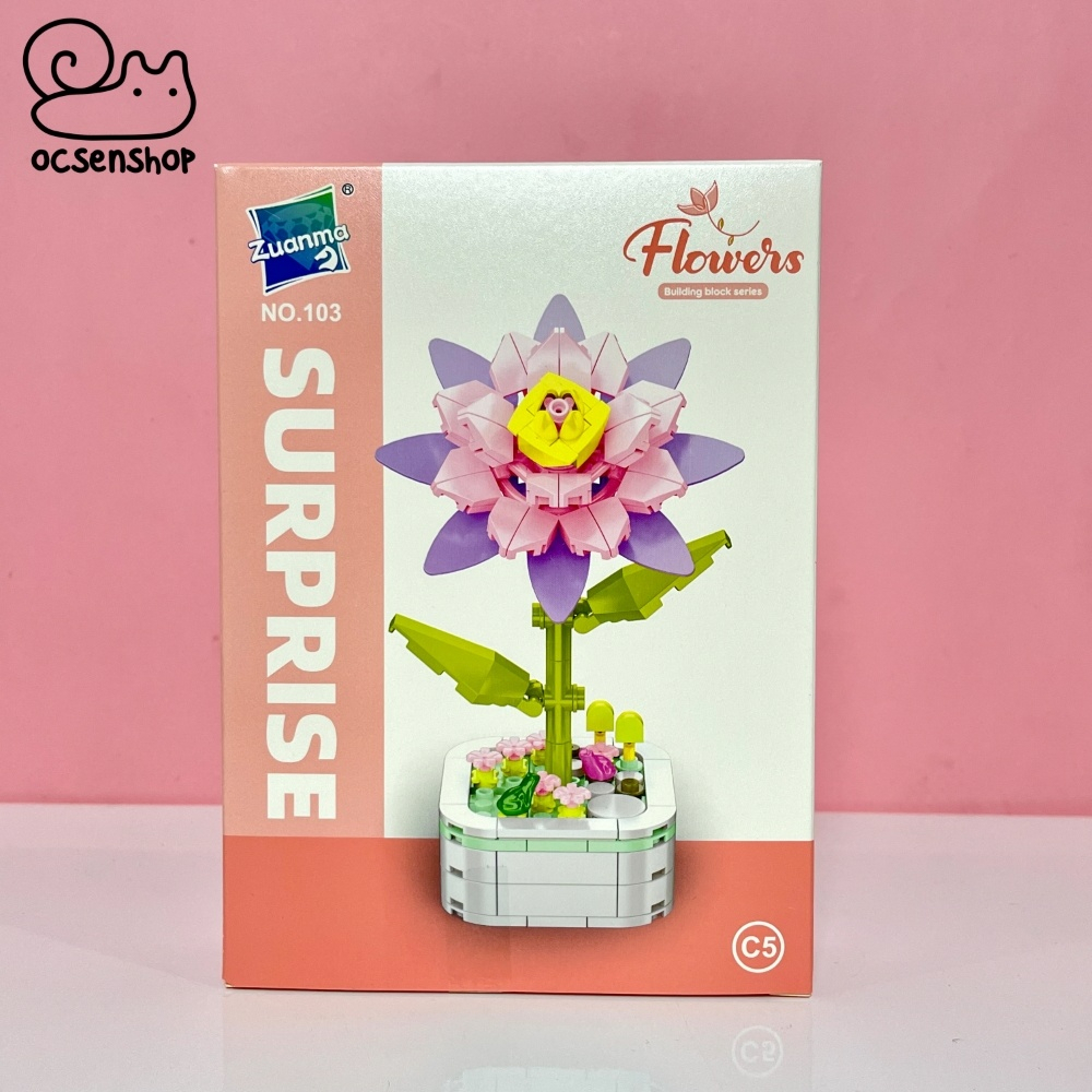 Bộ xếp hình Zuanma Flowers | Shopee Việt Nam