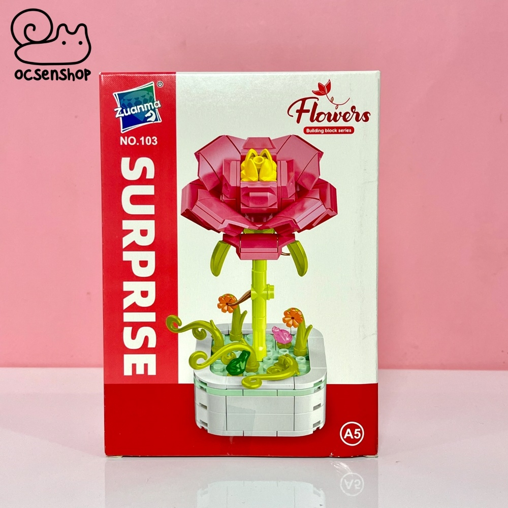 Bộ xếp hình Zuanma Flowers | Shopee Việt Nam