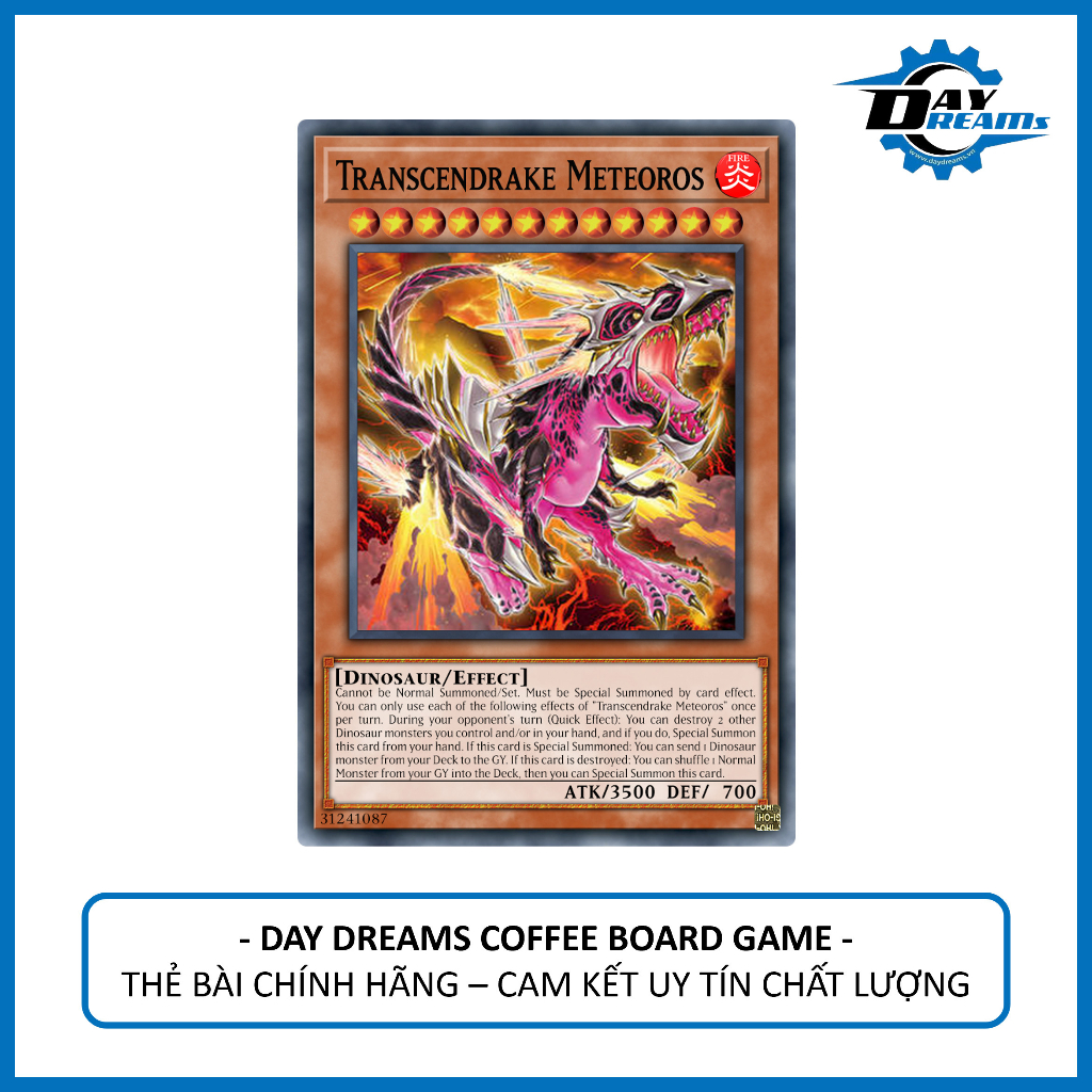 Thẻ Bài Ma Thuật - Transcendrake Meteoros - Mã DBWS-JP002 Ngôn Ngữ Nhật - Bài Yu-Gi-Oh! Chính ...