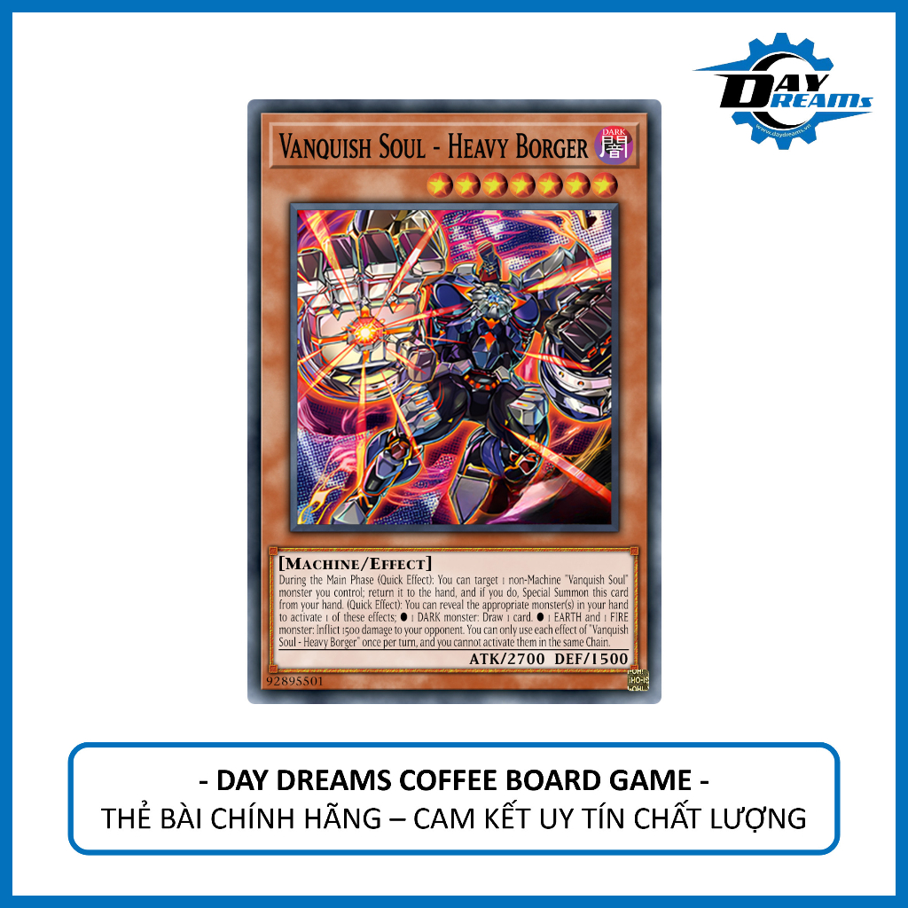 Thẻ Bài Ma Thuật - Vanquish Soul - Heavy Borger - Mã DBWS-JP018 Ngôn Ngữ Nhật - Bài Yu-Gi-Oh ...