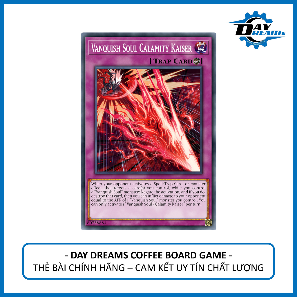 Thẻ Bài Ma Thuật - Vanquish Soul Calamity Kaiser - Mã DBWS-JP027 Ngôn Ngữ Nhật - Bài Yu-Gi-Oh ...