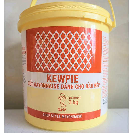 Sốt Mayonnaise dành cho đầu bếp Kewpie xô 3KG | Shopee Việt Nam