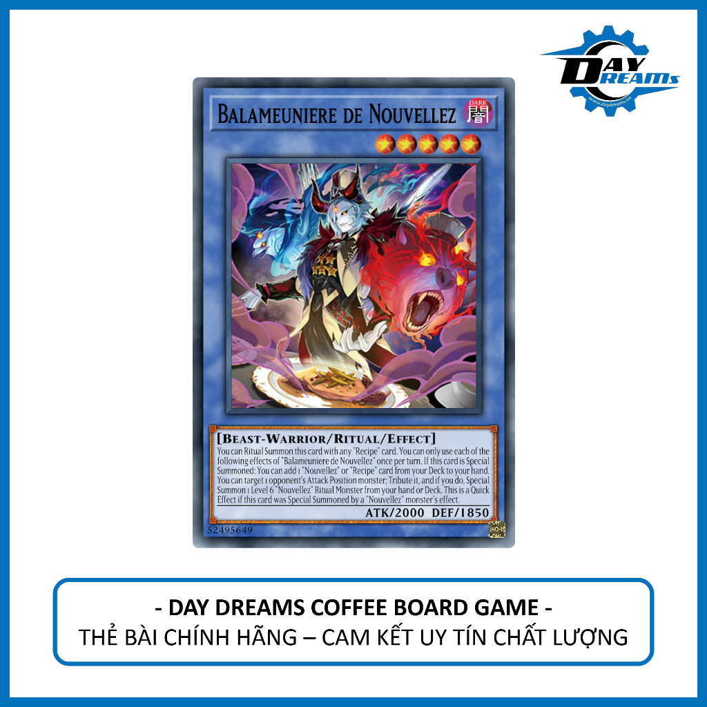 Thẻ Bài Ma Thuật - Balameuniere De Nouvellez - Mã DBWS-JP033 Ngôn Ngữ Nhật - Bài Yu-Gi-Oh! Chính ...