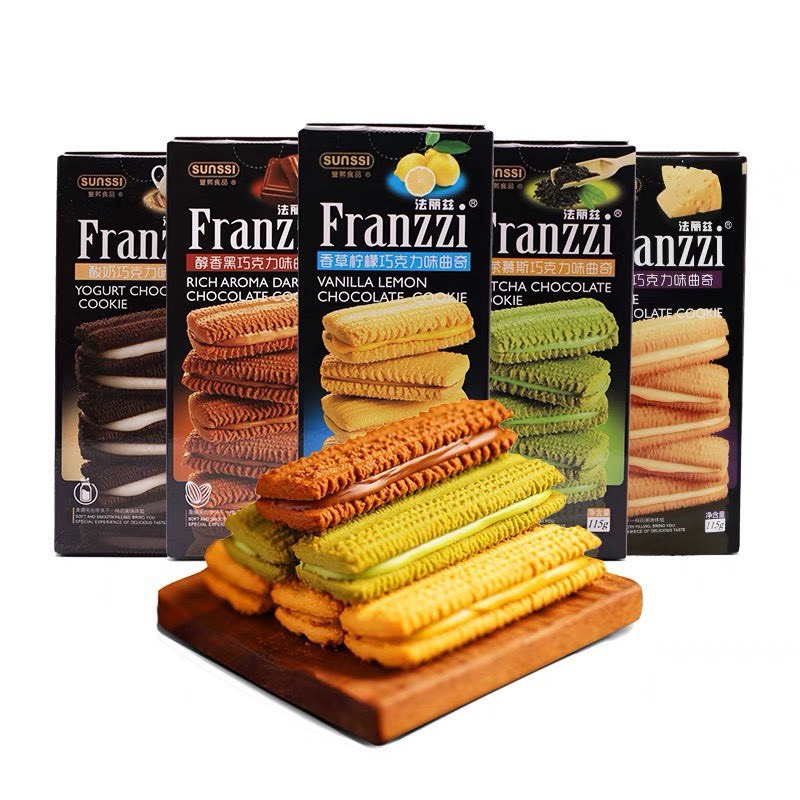 Bánh quy nhân kem Franzzi 115g | Shopee Việt Nam