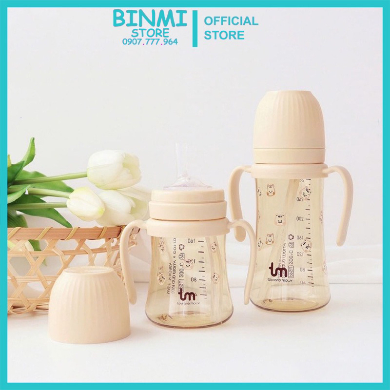 Bình hút Tovi and Molly, Bình hút Thỏ 180ml/280ml Hàn chính hãng | Shopee Việt Nam